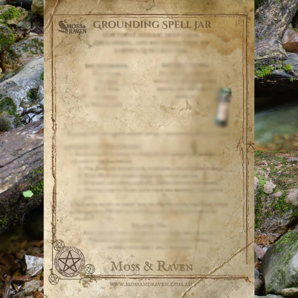 Grounding Spell Jar Recipe – Digital Download - Moss & Raven